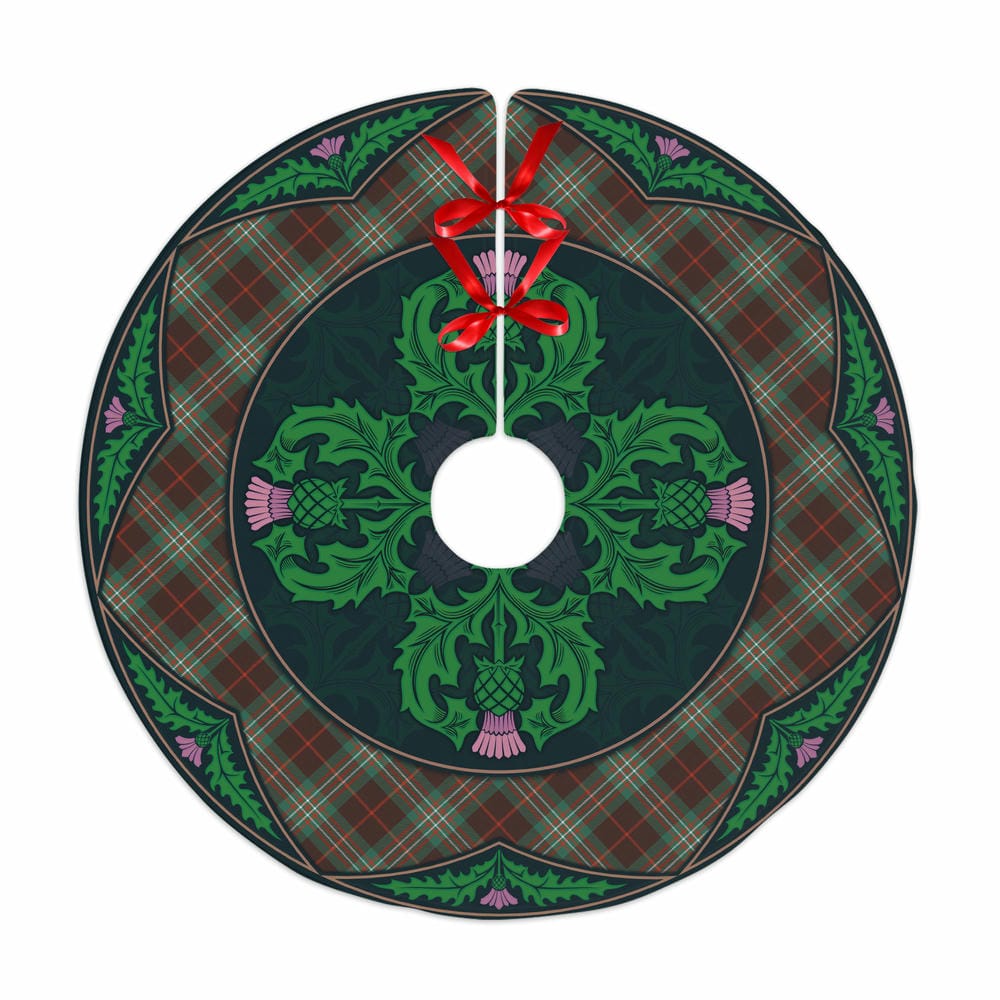 Scottish Scott Brown Ancient Clan Tartan Christmas Tree Skirt Old Scot – Tartan Plaid