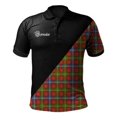 Scottish Fullerton Clan Crest Tartan Polo Shirt - Military Logo ...