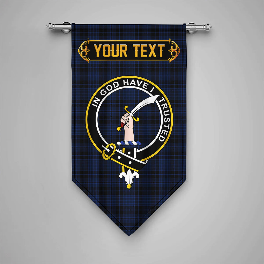 Scottish Clark (Clergy) Modern Clan Crest Tartan Gonfalon Custom Perso ...