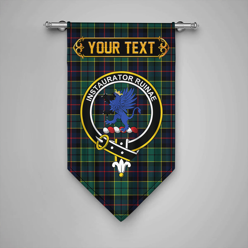 Scottish Forsyth Modern Clan Crest Tartan Gonfalon Custom Personalized ...