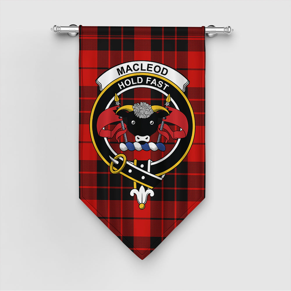 Scottish MacLeod of Raasay Clan Tartan Gonfalon – Tartan Plaid