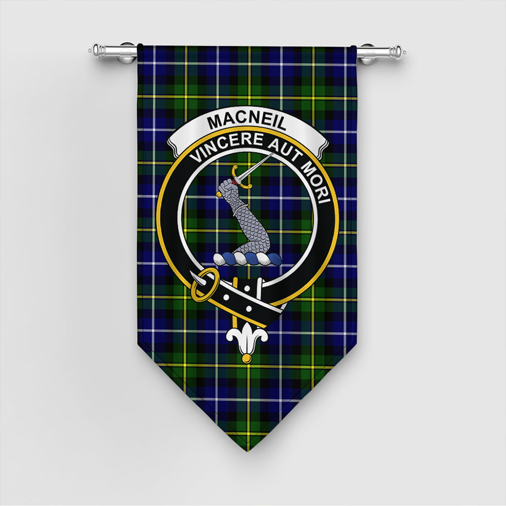 Scottish MacNeil of Barra Modern Tartan Gonfalon | Tartanplaid.co ...