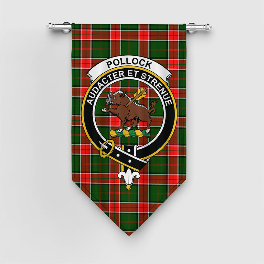 Scottish Pollock Modern Clan Tartan Gonfalon – Tartan Plaid