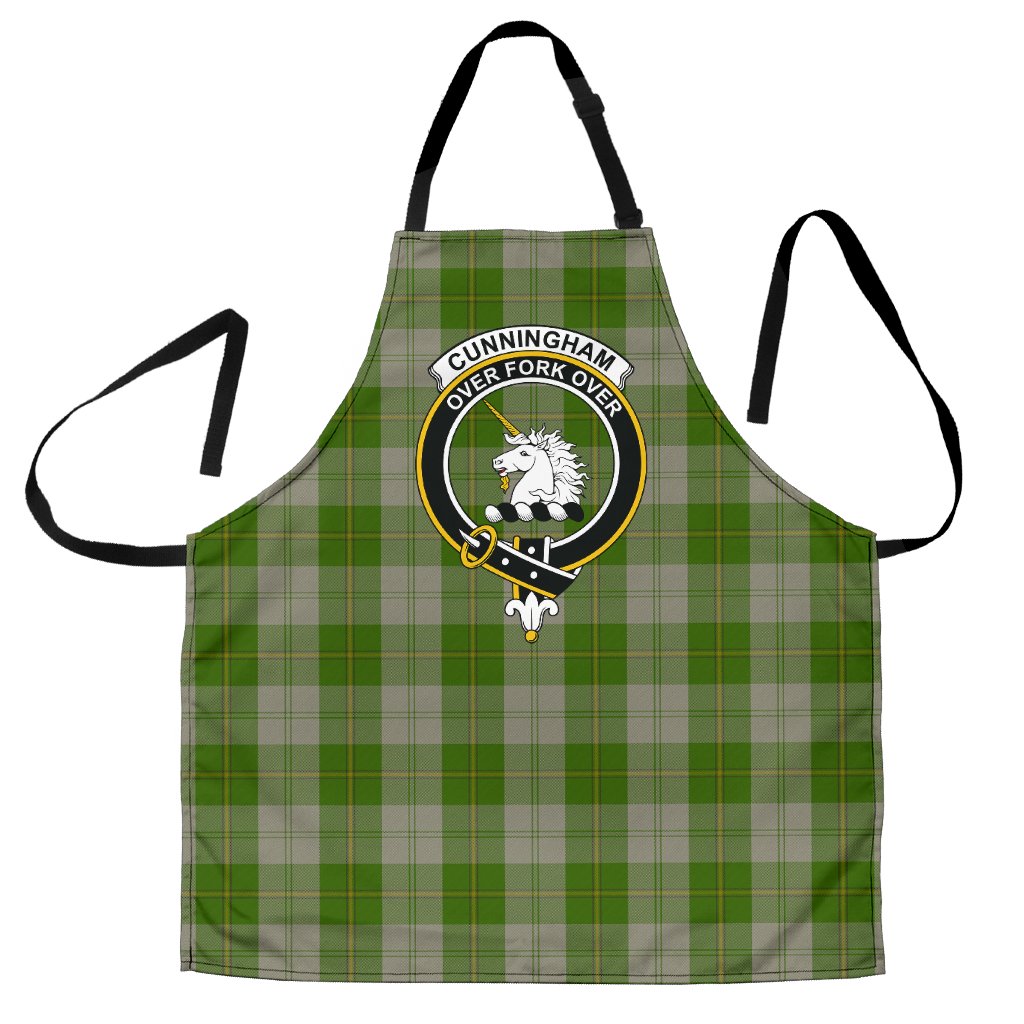 Scottish Cunningham Dress Green Dancers Clan Badge Tartan Apron ...