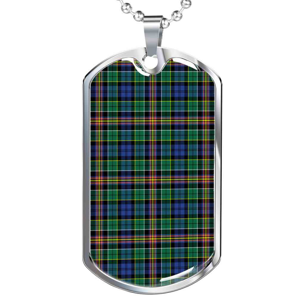Scottish Allison Clan Tartan Military Dog Tag Necklace – Tartan Plaid