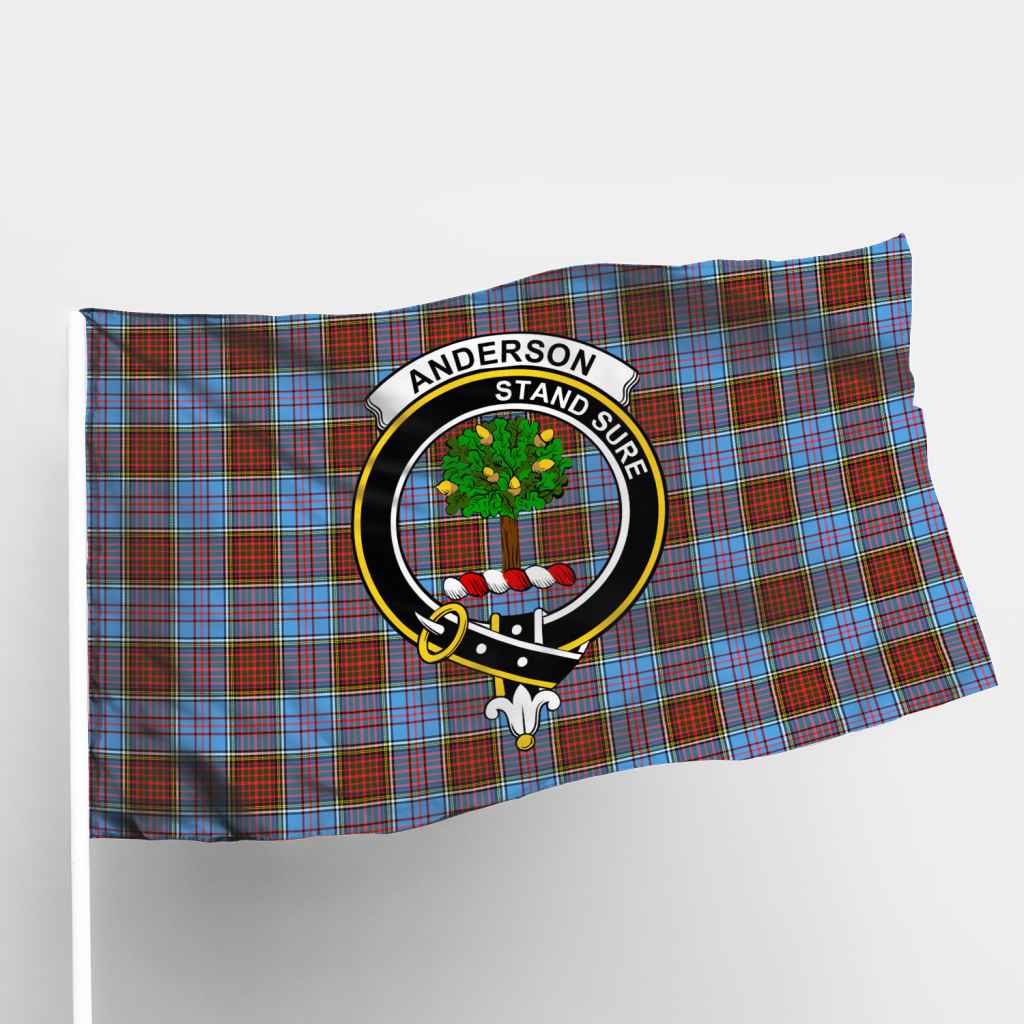 Scottish Anderson Clan Crest Tartan Flag Parade – Tartan Plaid