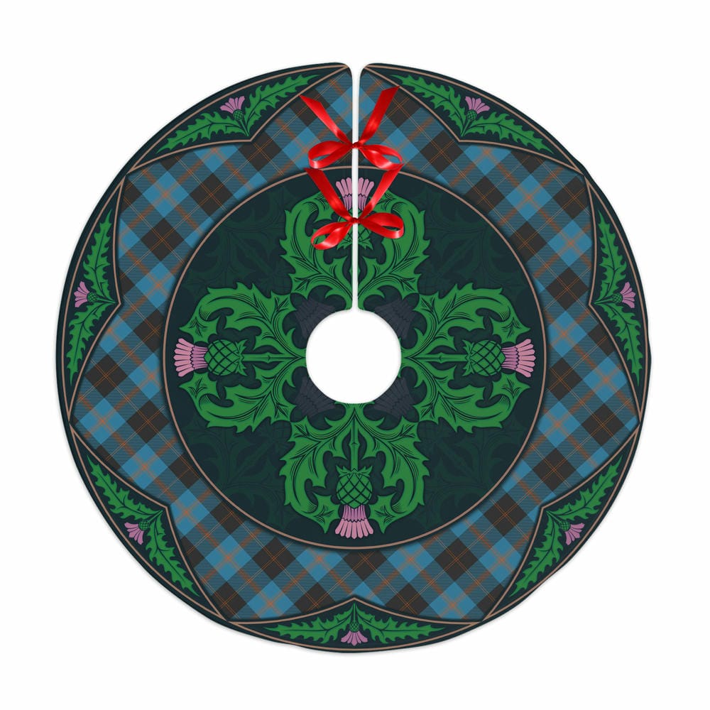 Scottish Angus Ancient Clan Tartan Christmas Tree Skirt Old Scottish T ...