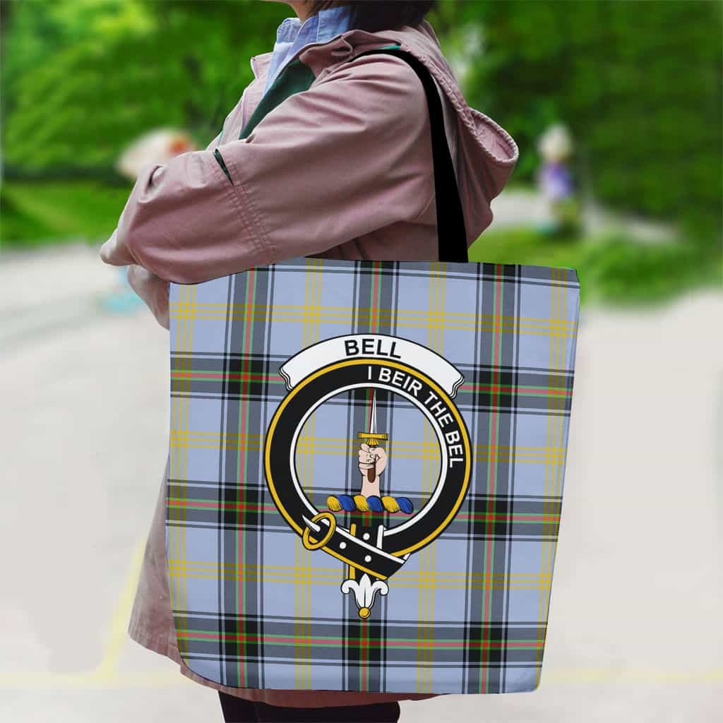 Scottish Bell Clan Crest Tartan Canvas Bag With Shoulder Strap – Tartan ...