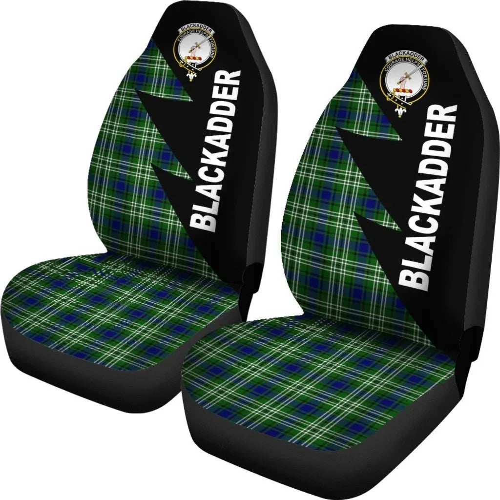 Scottish Blackadder Clan Crest Tartan Car Seat Covers - Flash Style ...