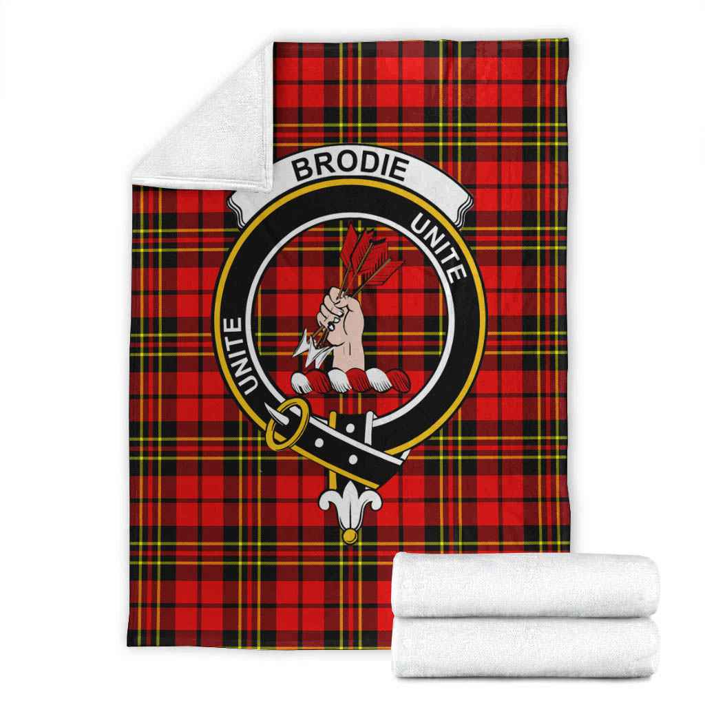 Scottish Brodie Clan Crest Tartan Blanket – Tartan Plaid