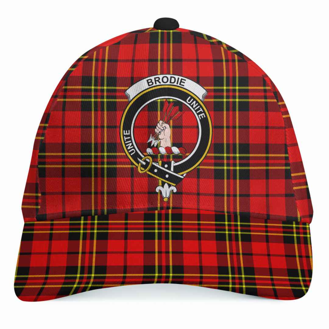 Scottish Brodie Clan Crest Tartan Cap – Tartan Plaid