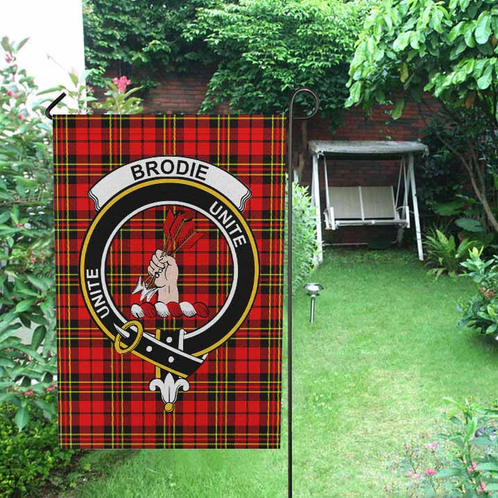 Scottish Brodie Clan Crest Tartan Garden Flag – Tartan Plaid
