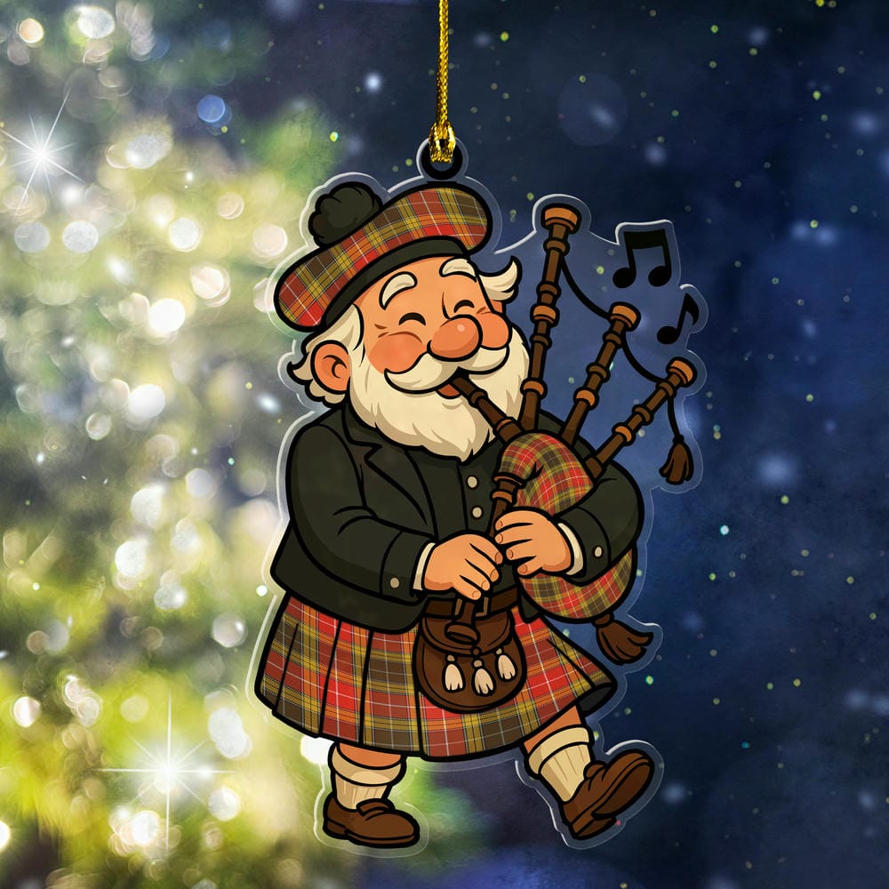 Scottish Buchanan Old Set Weathered Clan Tartan Ornament Scottish Sant ...