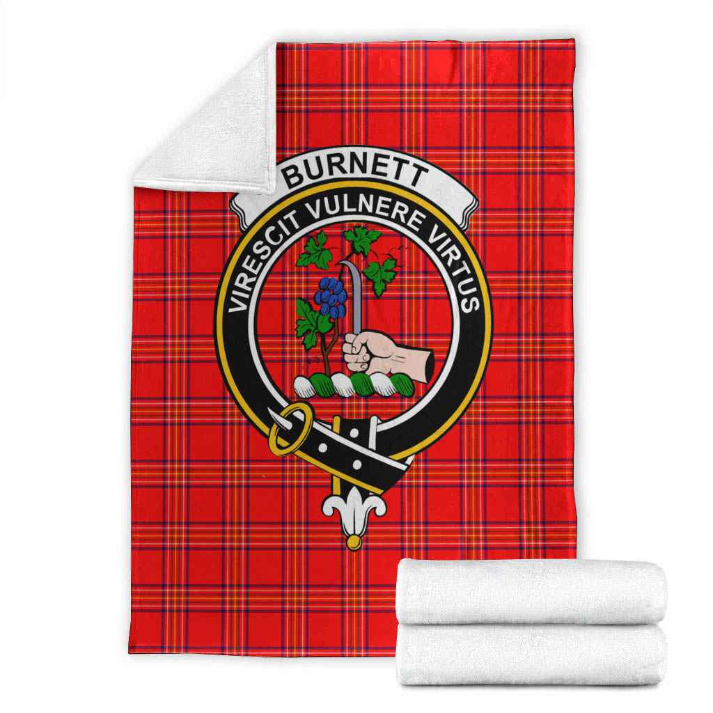 Scottish Burnett Clan Crest Tartan Blanket – Tartan Plaid
