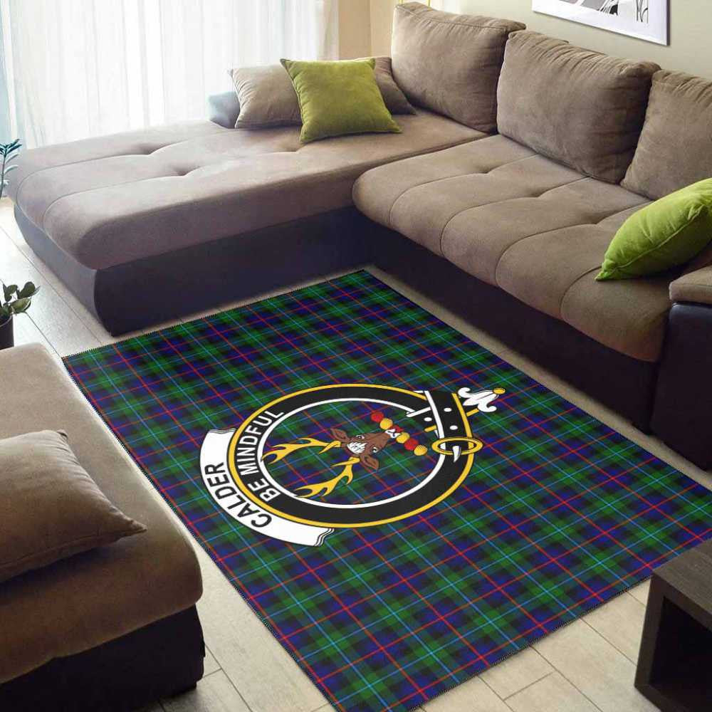 Scottish Calder Clan Crest Tartan Area Rug – Tartan Plaid