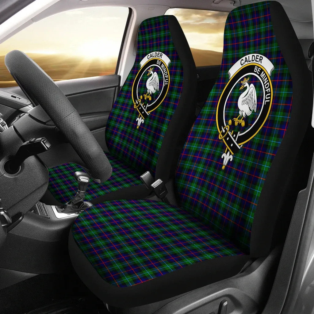 Scottish Calder Clan Crest Tartan Car Seat Covers – Tartan Plaid