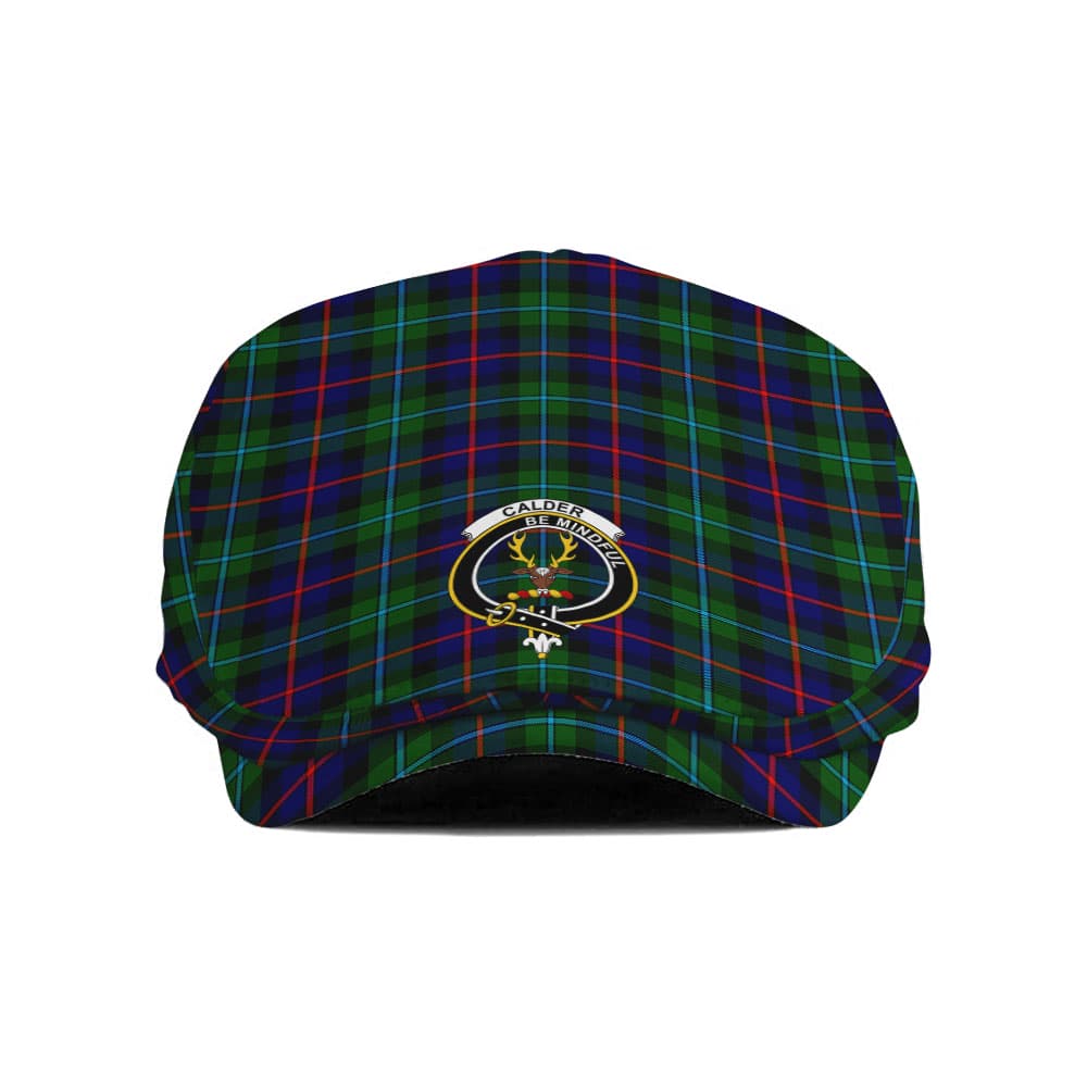 Scottish Calder Clan Crest Tartan Flat Cap – Tartan Plaid
