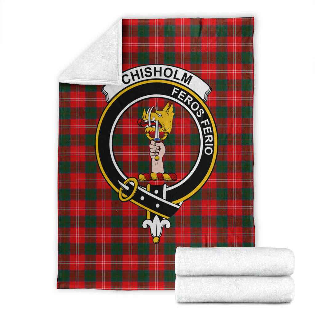 Scottish Chisholm Clan Crest Tartan Blanket – Tartan Plaid