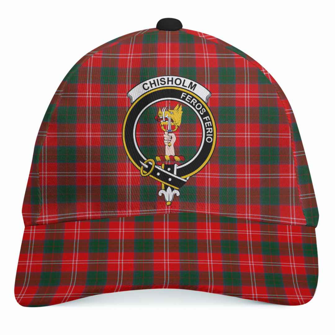 Scottish Chisholm Clan Crest Tartan Cap – Tartan Plaid