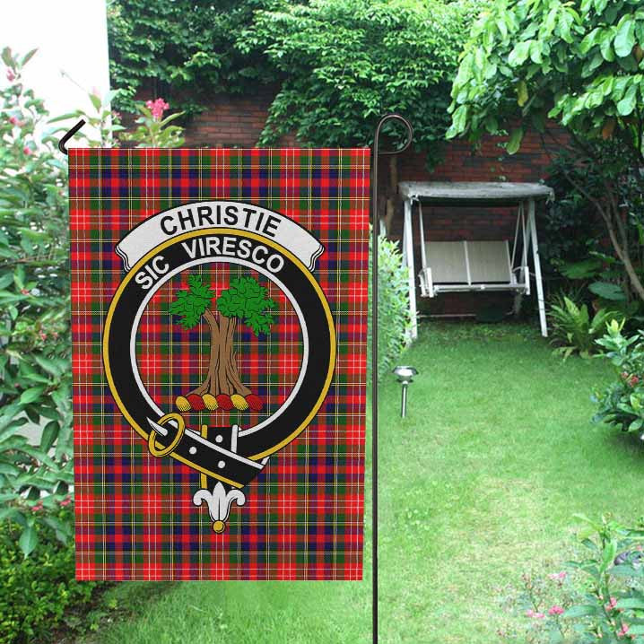 Scottish Christie Clan Badge Tartan Garden Flag | Tartanplaid.co ...