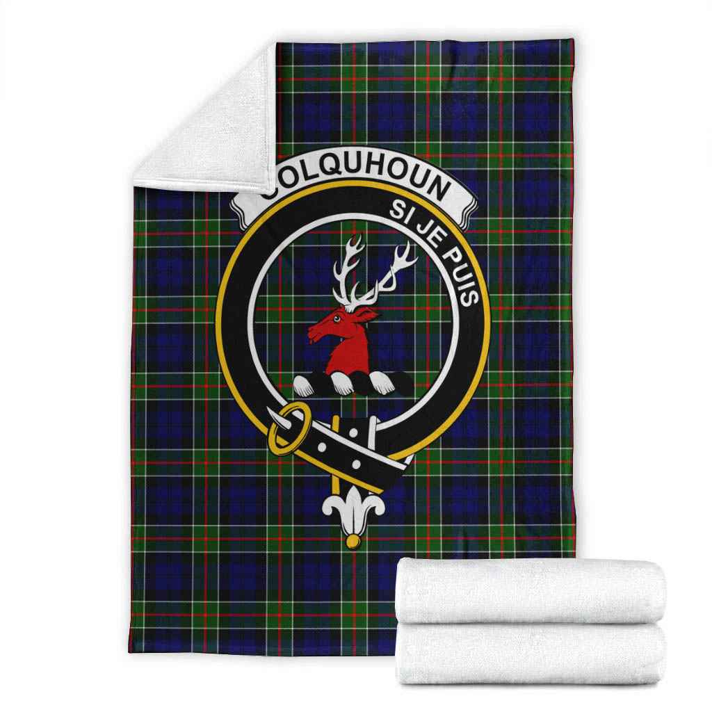 Scottish Colquhoun Clan Crest Tartan Blanket – Tartan Plaid