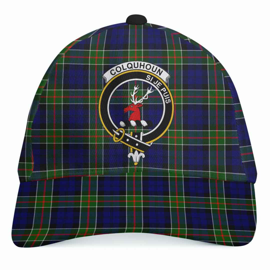 Scottish Colquhoun Clan Crest Tartan Cap – Tartan Plaid