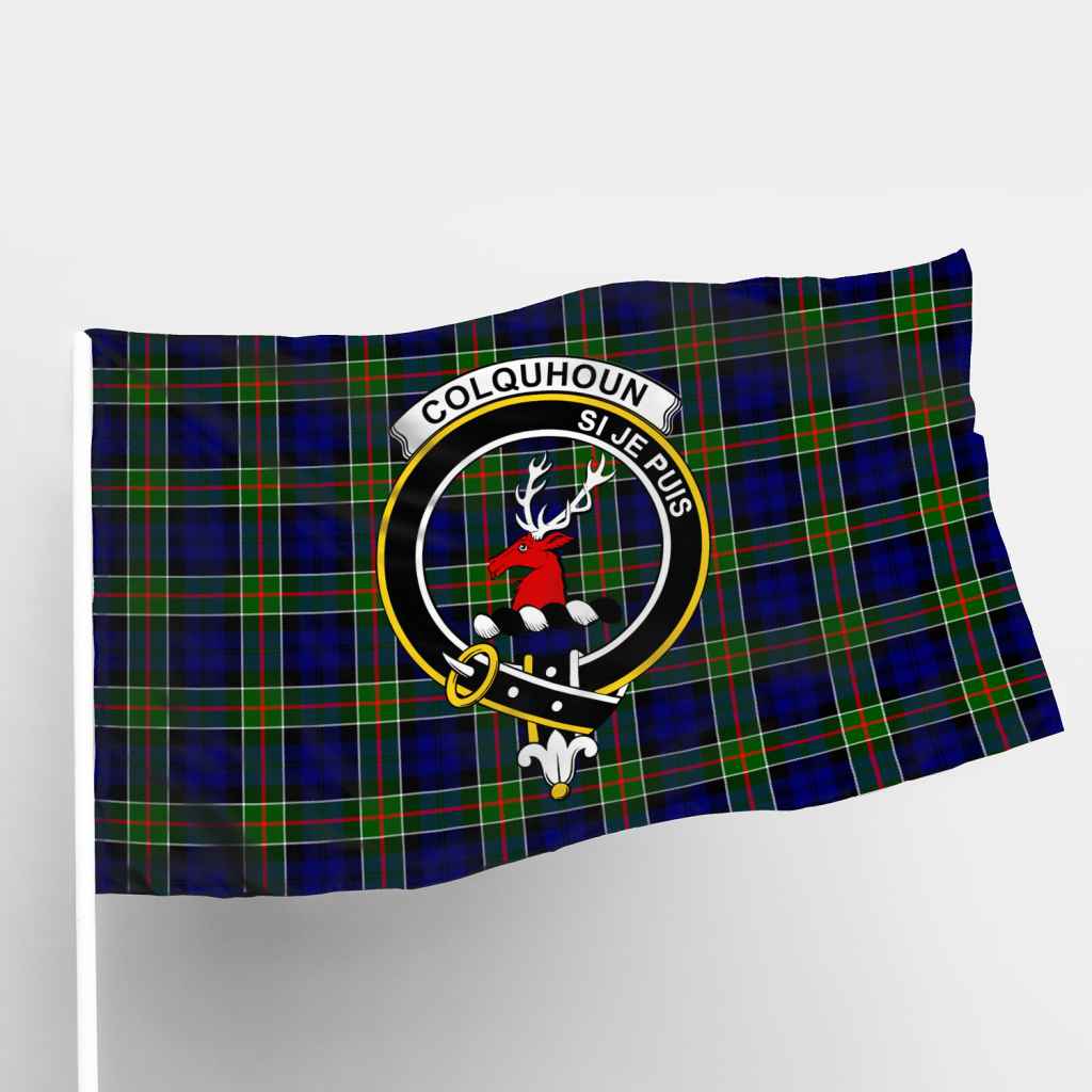 Scottish Colquhoun Clan Crest Tartan Flag Parade – Tartan Plaid