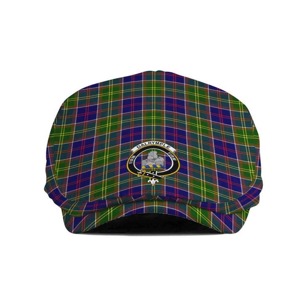 Scottish Dalrymple Clan Badge Tartan Flat Cap | Tartanplaid.co – Tartan ...