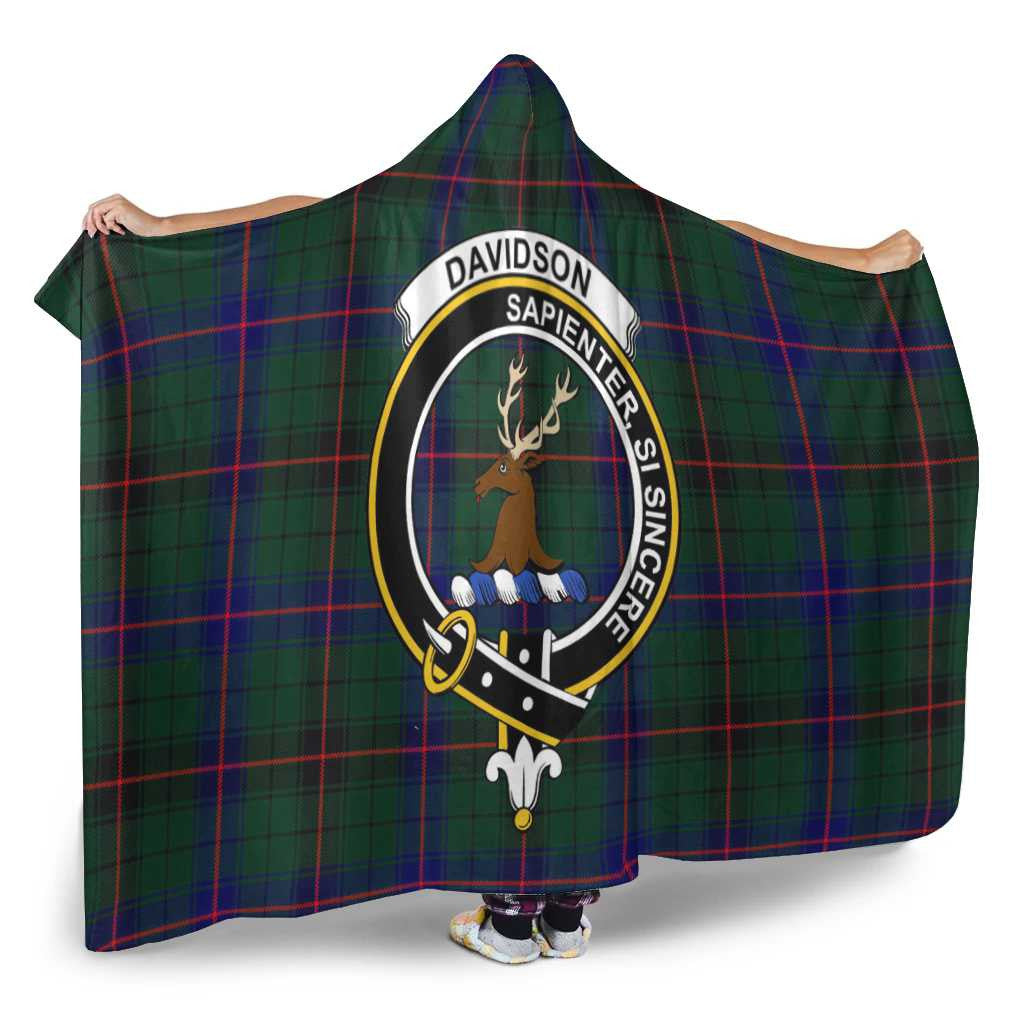 Scottish Davidson Clan Crest Tartan Hooded Blanket – Tartan Plaid