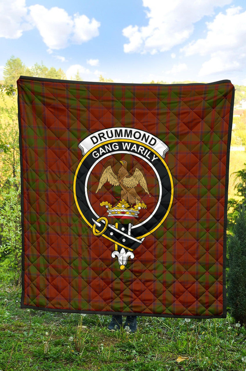 Scottish Drummond Clan Badge Tartan Quilt | Tartanplaid.co – Tartan Plaid