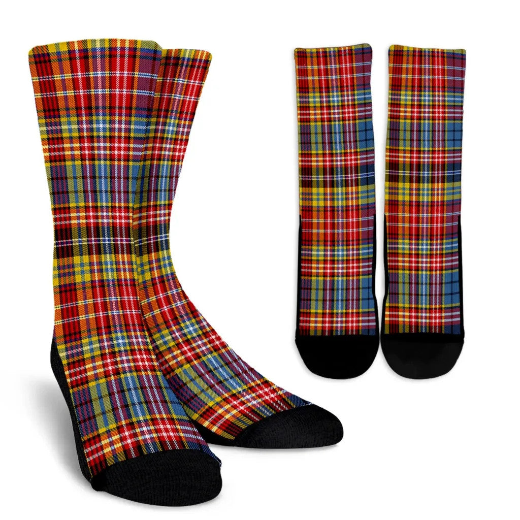 Scottish Drummond of Strathallan Tartan Crew Socks | Tartanplaid.co ...