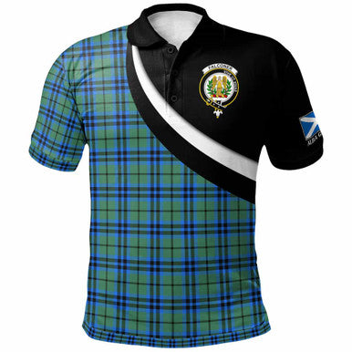 Scottish Falconer Clan Crest Tartan Polo Shirt - Scotland Forever Styl ...