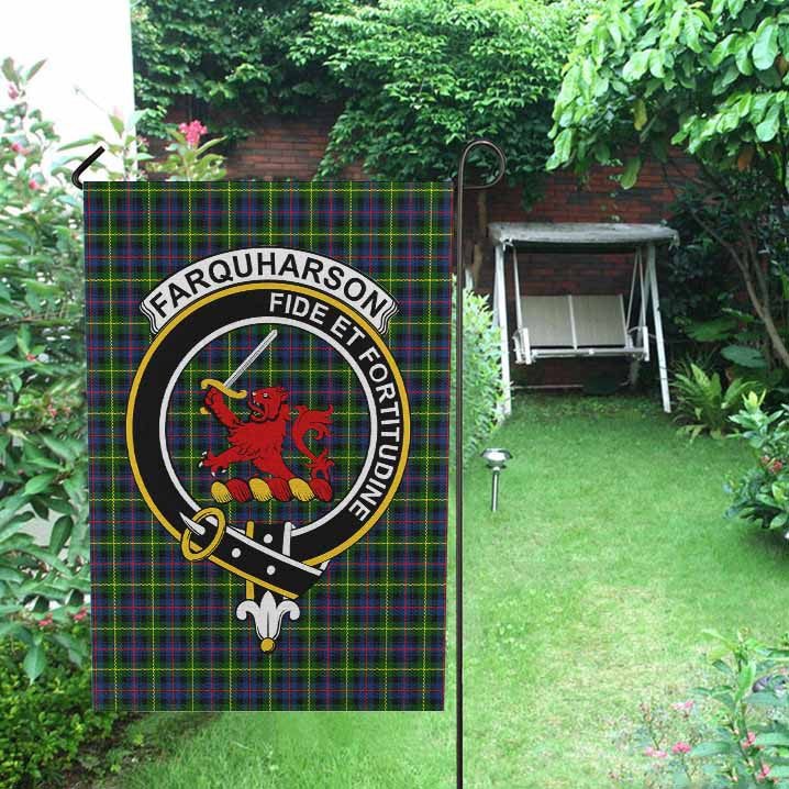 Scottish Farquharson Clan Crest Tartan Garden Flag – Tartan Plaid