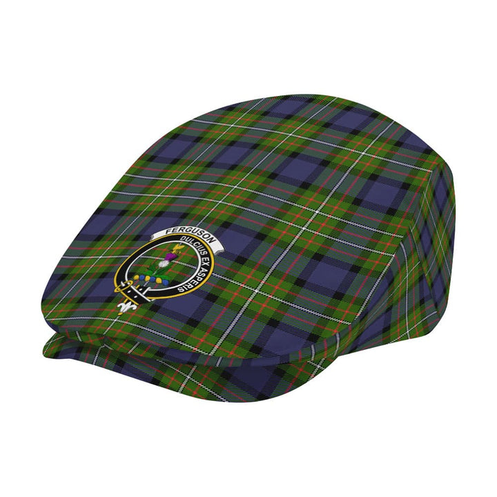 Scottish Ferguson Clan Crest Tartan Flat Cap – Tartan Plaid