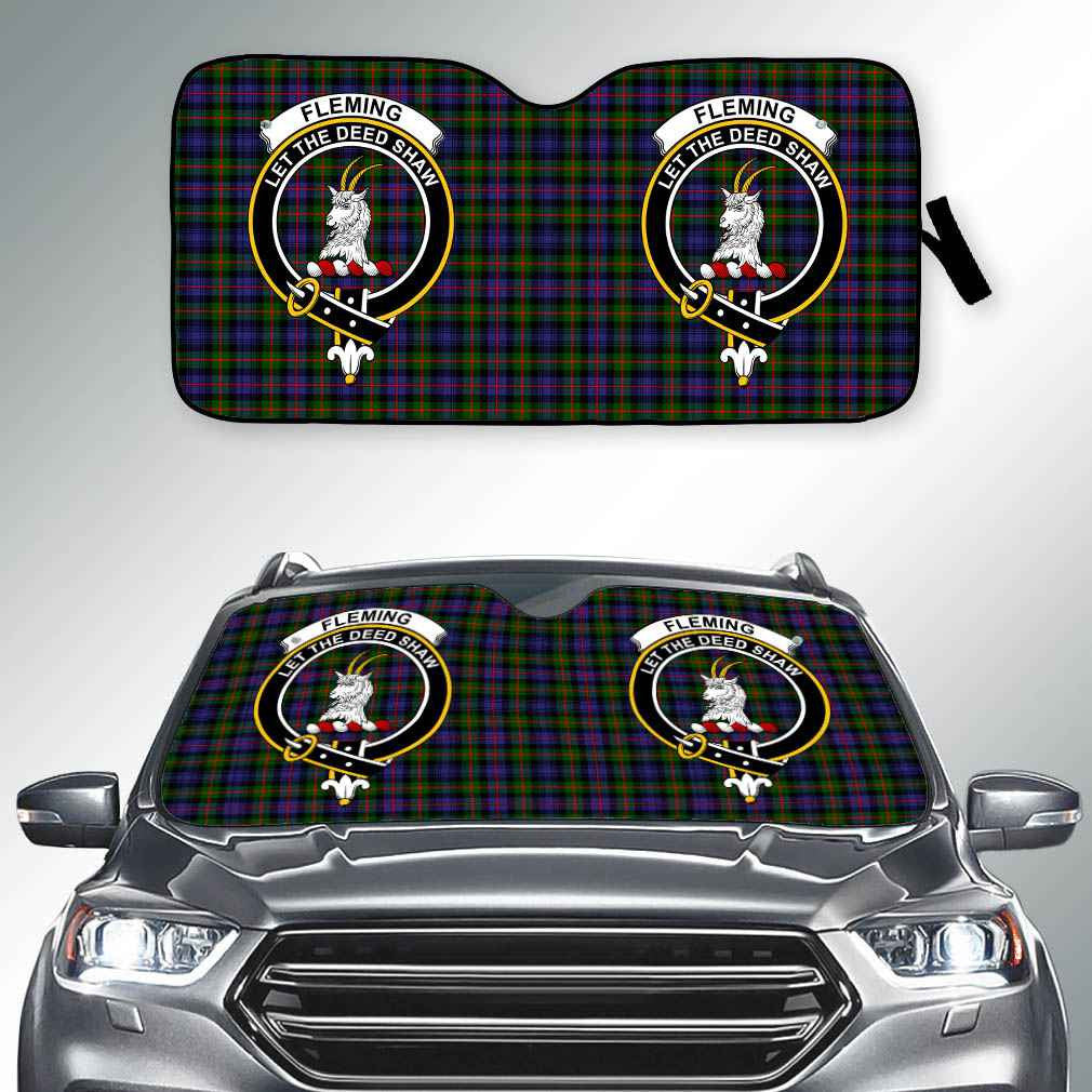 Scottish Fleming Clan Crest Tartan Car Windshield Sun Shade – Tartan Plaid