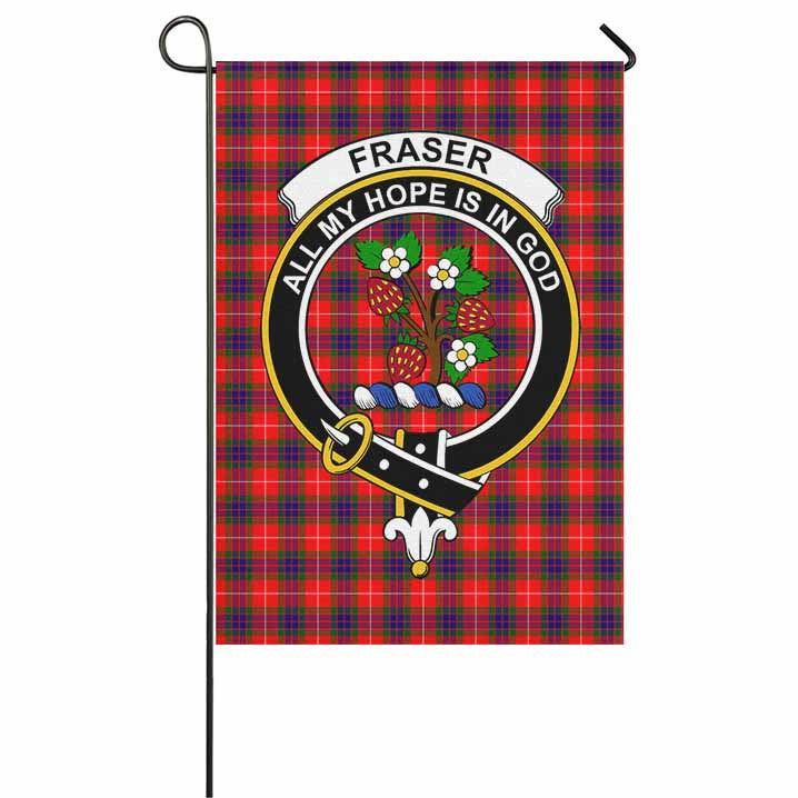 Scottish Fraser Clan Crest Tartan Garden Flag – Tartan Plaid