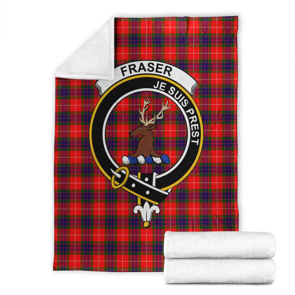 Scottish Fraser Clan Crest Tartan Blanket – Tartan Plaid