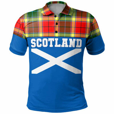 Scottish Gibbs Clan Tartan Polo Shirt - Lion Rampant of Scotland With ...