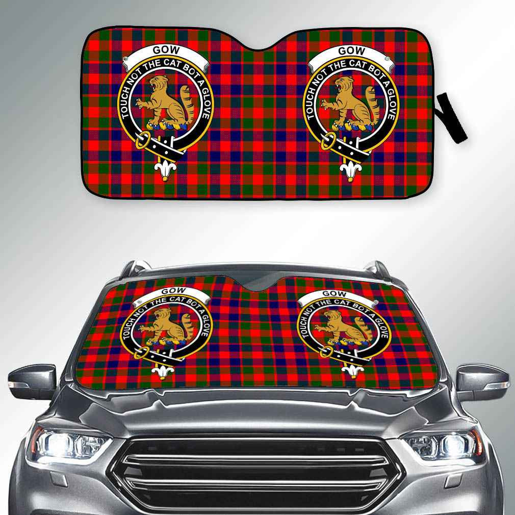 Scottish Gow (or McGouan) Clan Crest Tartan Car Windshield Sun Shade ...