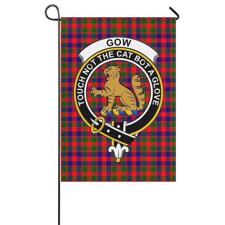 Scottish Gow (or McGouan) Clan Crest Tartan Garden Flag – Tartan Plaid
