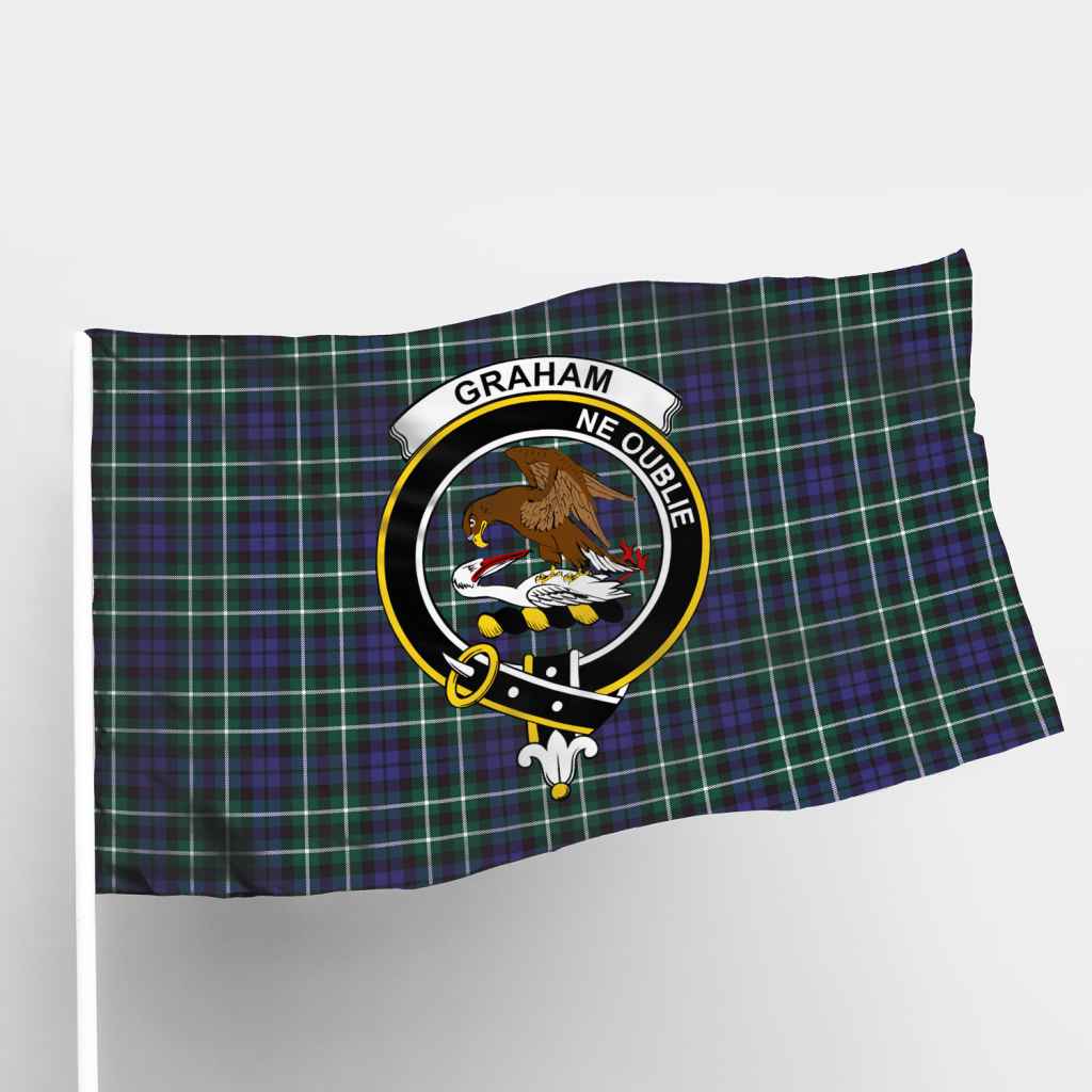 Scottish Graham Clan Crest Tartan Flag Parade – Tartan Plaid