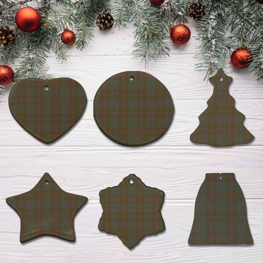 Scottish Gray Clan Tartan Ceramic Ornament – Tartan Plaid