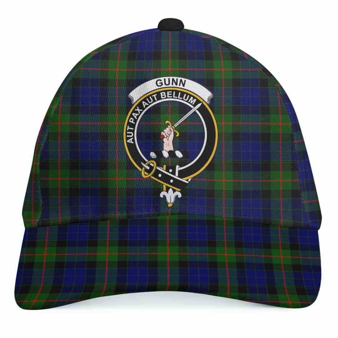 Scottish Gunn Clan Crest Tartan Cap – Tartan Plaid