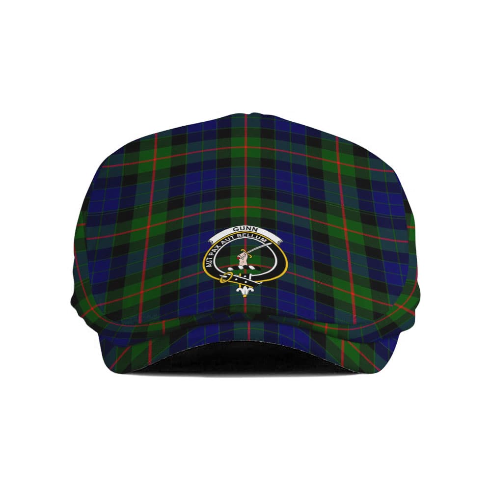 Scottish Gunn Clan Badge Tartan Flat Cap | Tartanplaid.co – Tartan Plaid