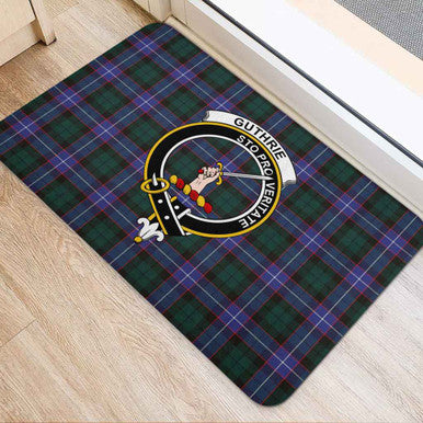 Scottish Guthrie Clan Crest Tartan Door Mat – Tartan Plaid
