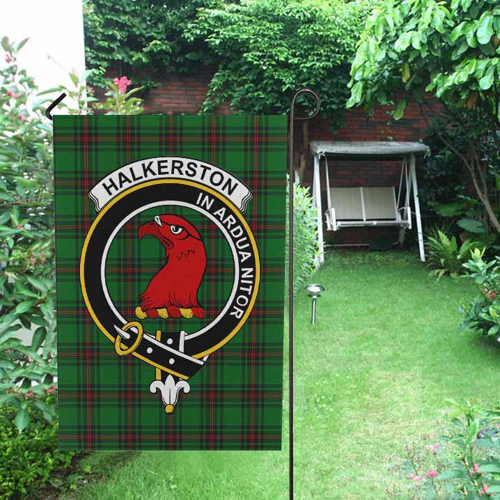 Scottish Halkerston Clan Badge Tartan Garden Flag | Tartanplaid.co ...