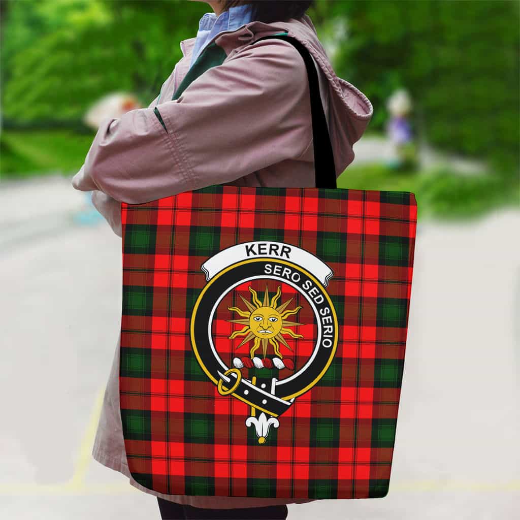 Scottish Kerr Clan Crest Tartan Canvas Bag With Shoulder Strap – Tartan ...