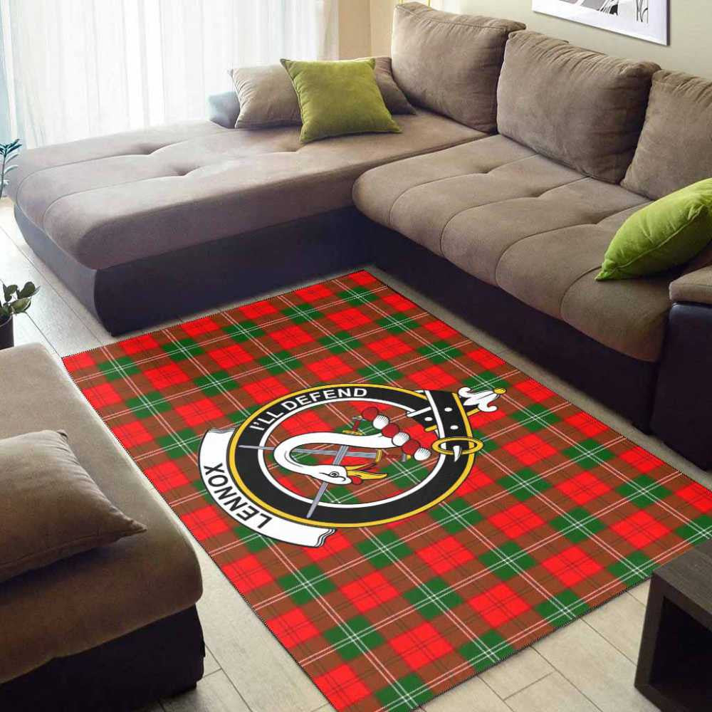 Scottish Lennox Clan Crest Tartan Area Rug – Tartan Plaid