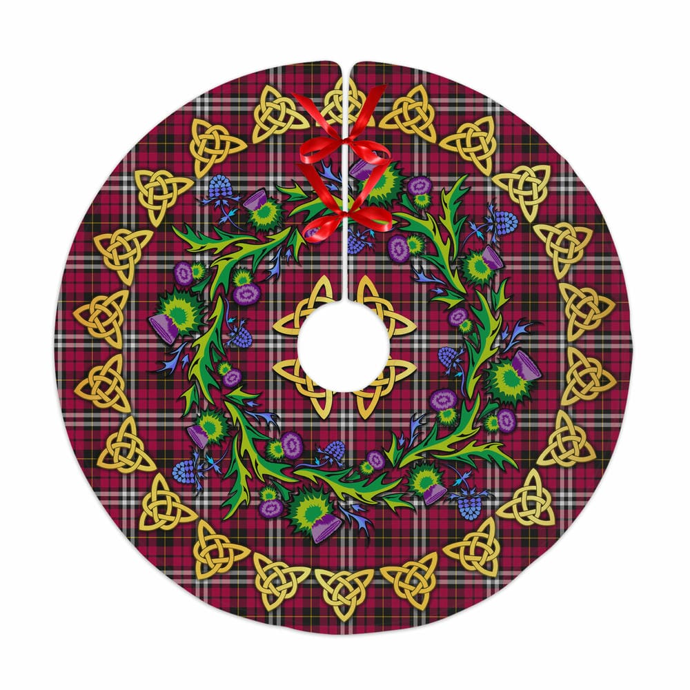 Scottish Little Clan Tartan Thistle Celtic Knot Christmas Tree Skirt ...
