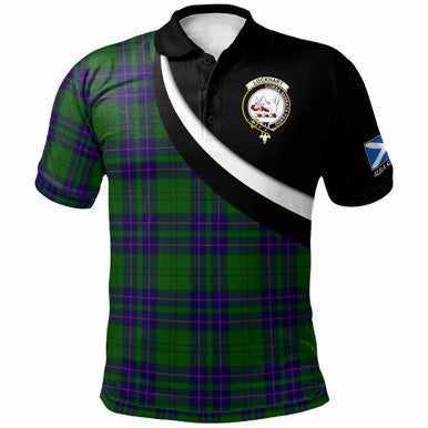 Scottish Lockhart Clan Crest Tartan Polo Shirt - Scotland Forever Styl ...